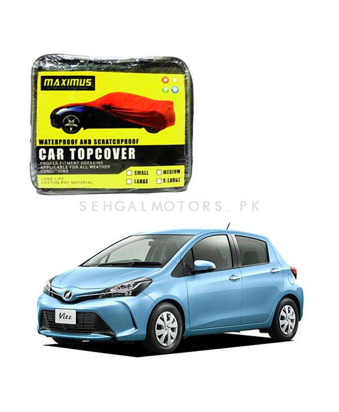 Buy Toyota Vitz Maximus Non Woven Scratchproof Waterproof Car Top Cover ...